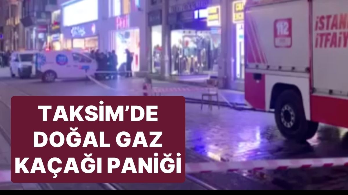 Taksim'de İstiklal Caddesi'nin Bir Bölümü Kapatıldı: Çalışmalar Devam ...