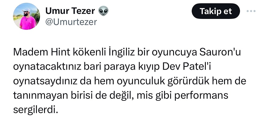 'The Rings Of Power'da 'Sauron'a Tepki Yağdı! - Onedio