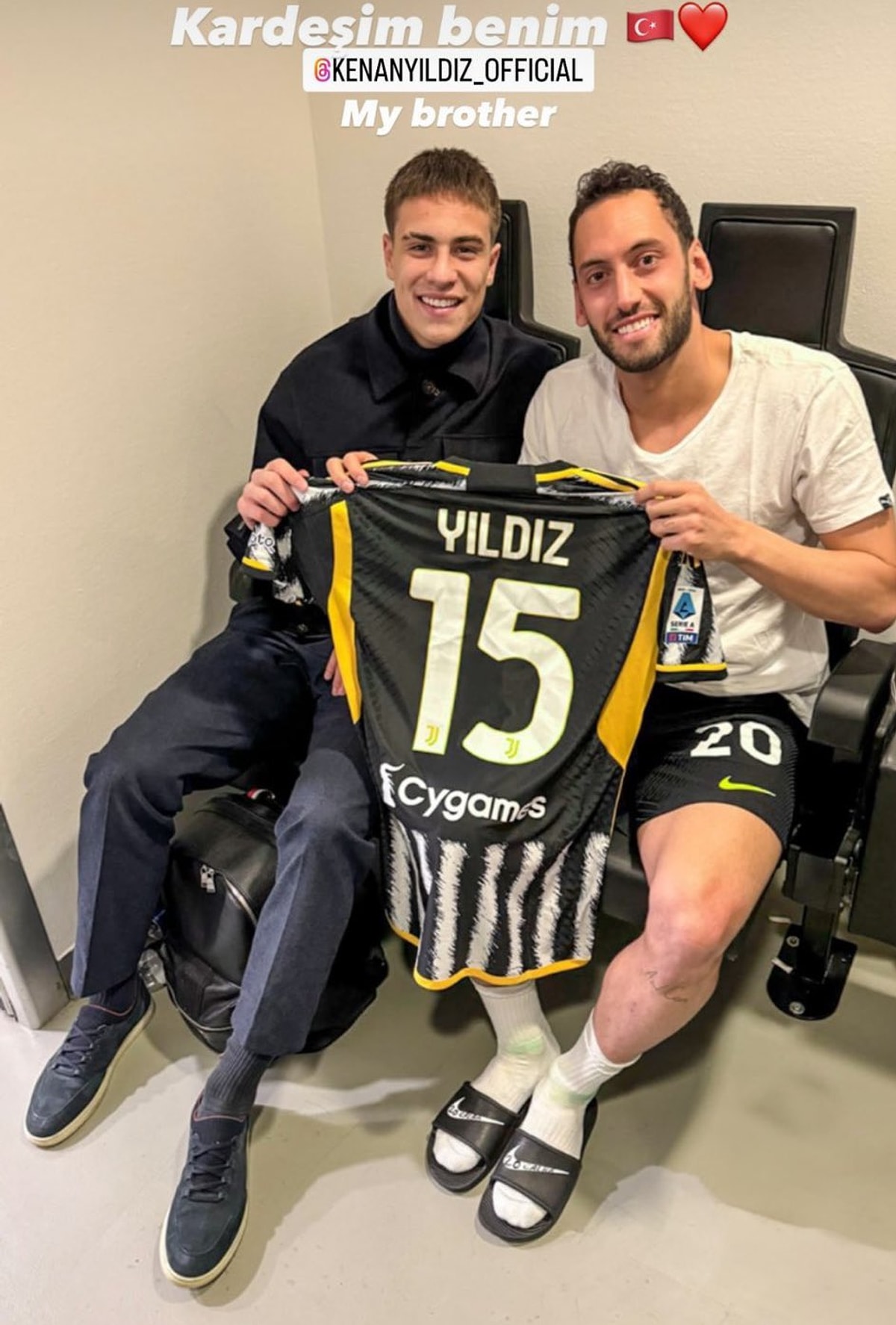 Hakan Çalhanoğlu ile Kenan Yıldız'ın Inter-Juventus Maçının Ardından ...