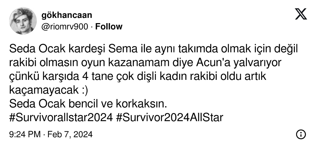Kardeşi Sema'nın Survivor'a Geleceğini Duyan Seda Ocak'ın Tepkisi ...