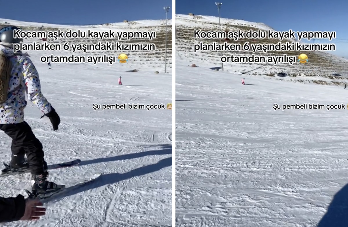 Romantik Bir Kar Videosu Çekmek İsterken Kızlarının Son Sürat ...