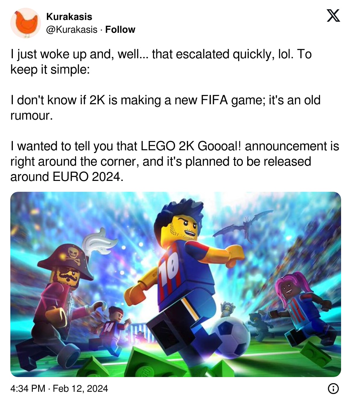 Lego 2K Goal Duyurusu Çok Yakında Gelebilir - Onedio