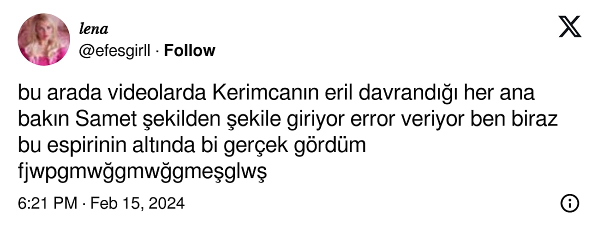 Samet Liçina'nın Kerimcan'ın Eril Davranmasını İstememe Sebebini ...