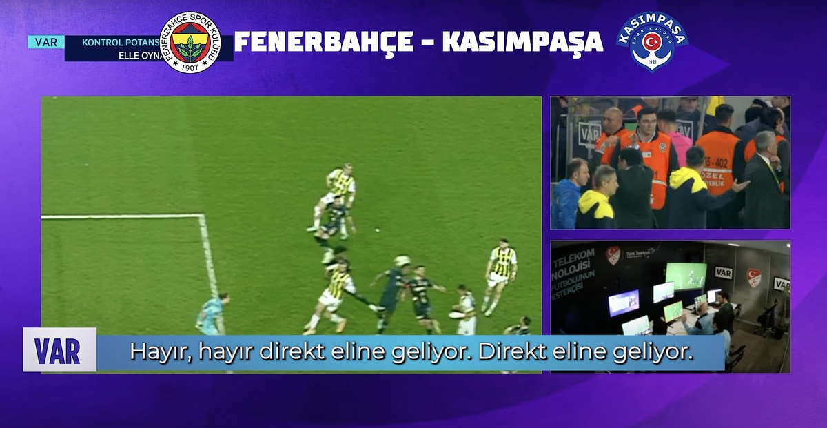 Fenerbahçe ve Galatasaray Maçlarındaki Penaltıların VAR Kayıtları ...