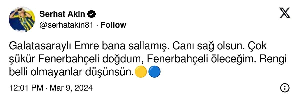 Emre Belözoğlu ile Serhat Akın Arasındaki Polemik Sertleşiyor: "Lan ...