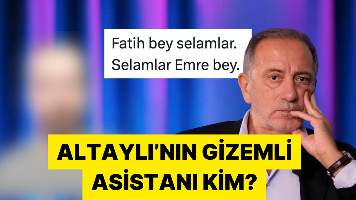 Fatih Altaylı'nın Gizemli Asistanı "Emre Bey" Kim? - Onedio