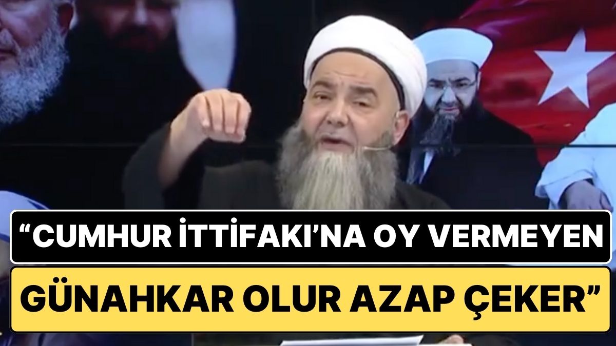 Cübbeli Ahmet Hoca: “Cumhur İttifakı’na Oy Vermek Vaciptir, Vermeyen ...
