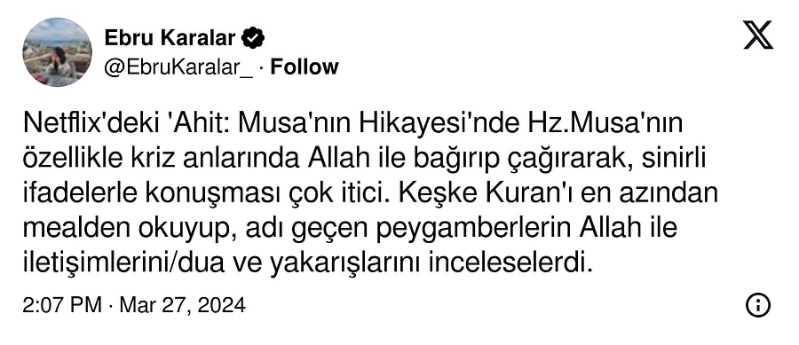 Ahit: Musa'nın Hikayesi'ne Gelen Tepkiler - Onedio
