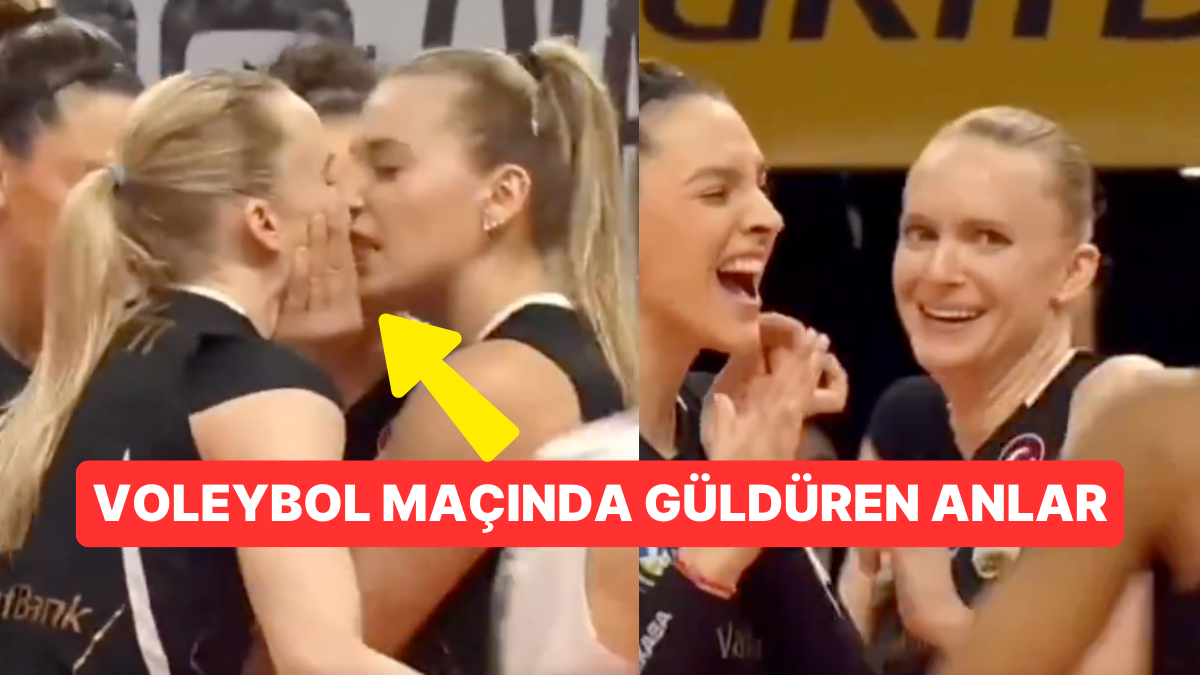 Maç Sırasında Dudakları Birbirine Değen Cansu ve Ali Frantti'nin ...