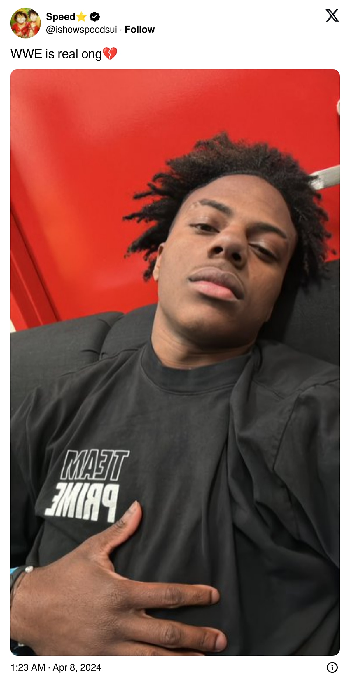 WWE'de RKO Çekilen Ünlü Yayıncı iShowSpeed Son Halini Anlattı - Onedio
