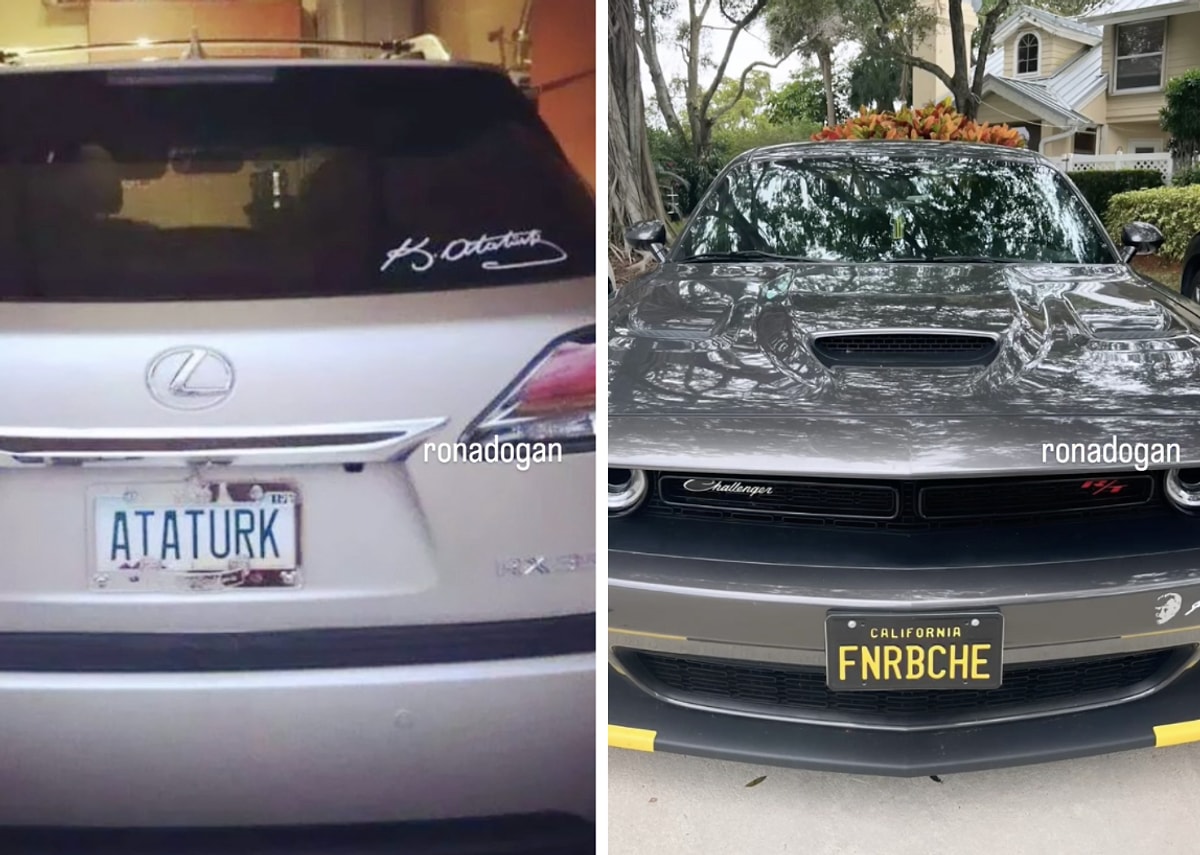 Amerika'daki "Kendine Özgü Plaka Sistemi" Sayesinde Araç Plakalarında ...