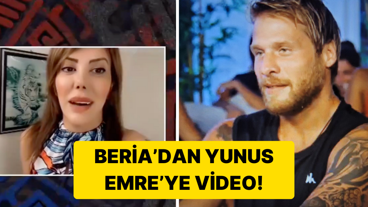 Eşi Beria'dan Videolu Mesaj Alan Survivor Yunus Emre'nin Tavrı Dikkat ...