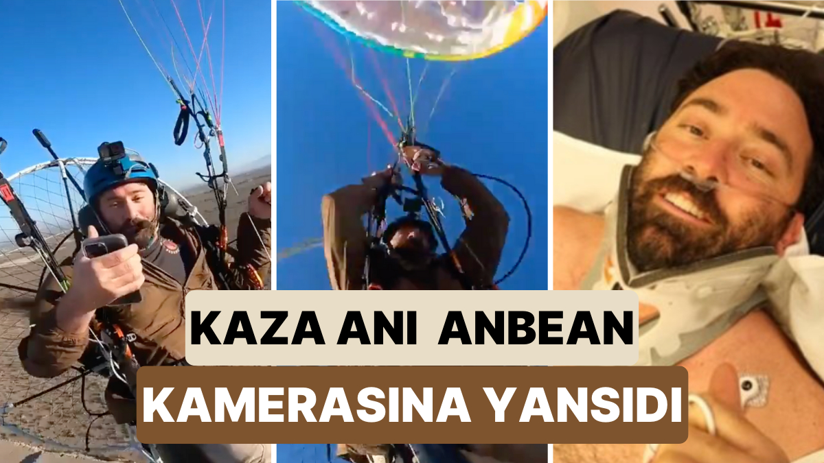 Paramotor Pilotu ve Youtuber Anthony Vella Uçtuğu Anları Kaydederken ...