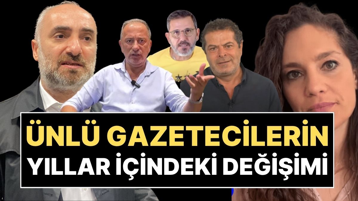 Gazetecilik Yıpratır: Ünlü Gazetecilerin Yıllar İçindeki Değişimi! - Onedio
