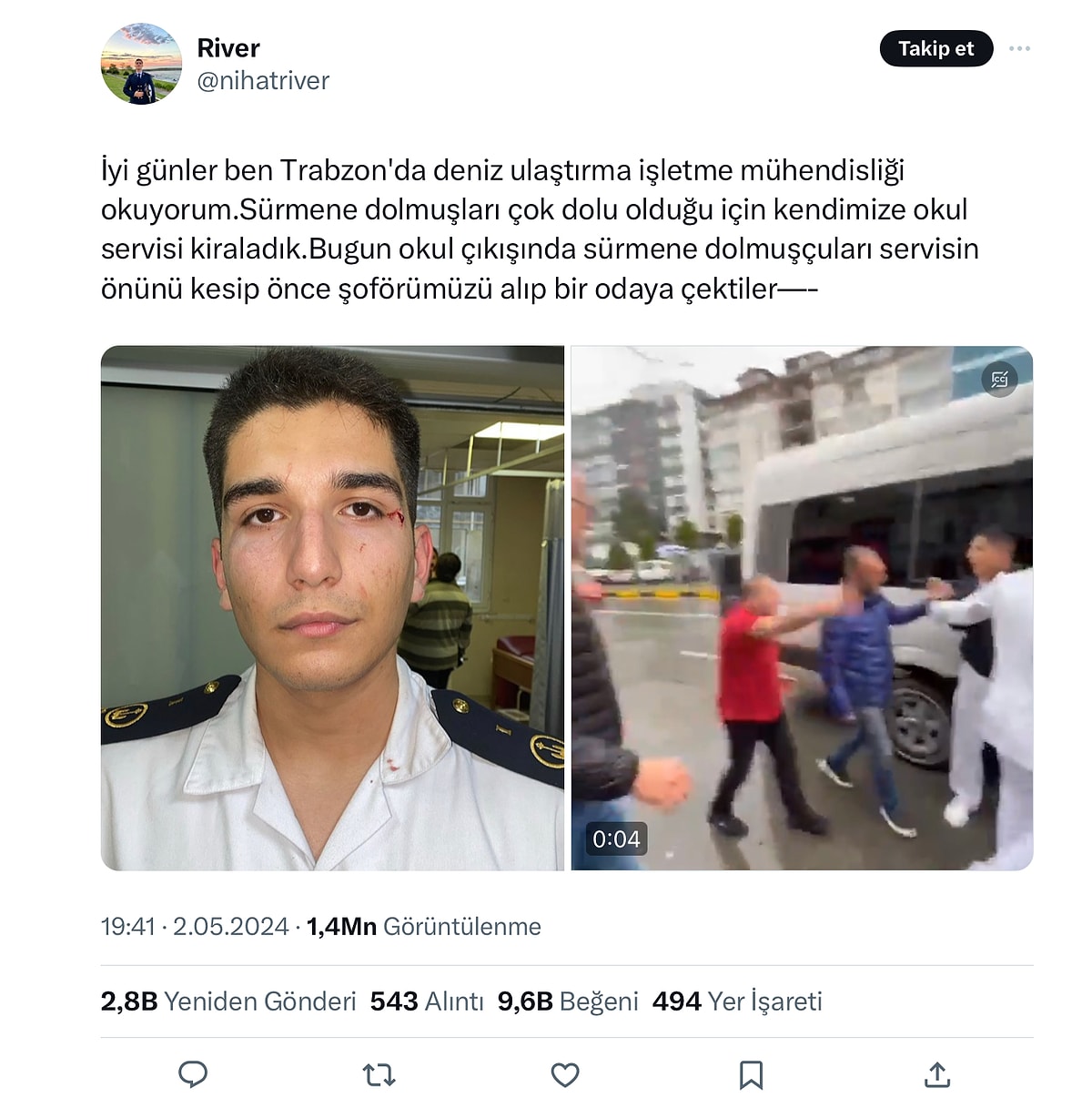 Özel Şoför Tutan Öğrencilerin Yolunu Kesen Dolmuş Şoförleri Arbede ...
