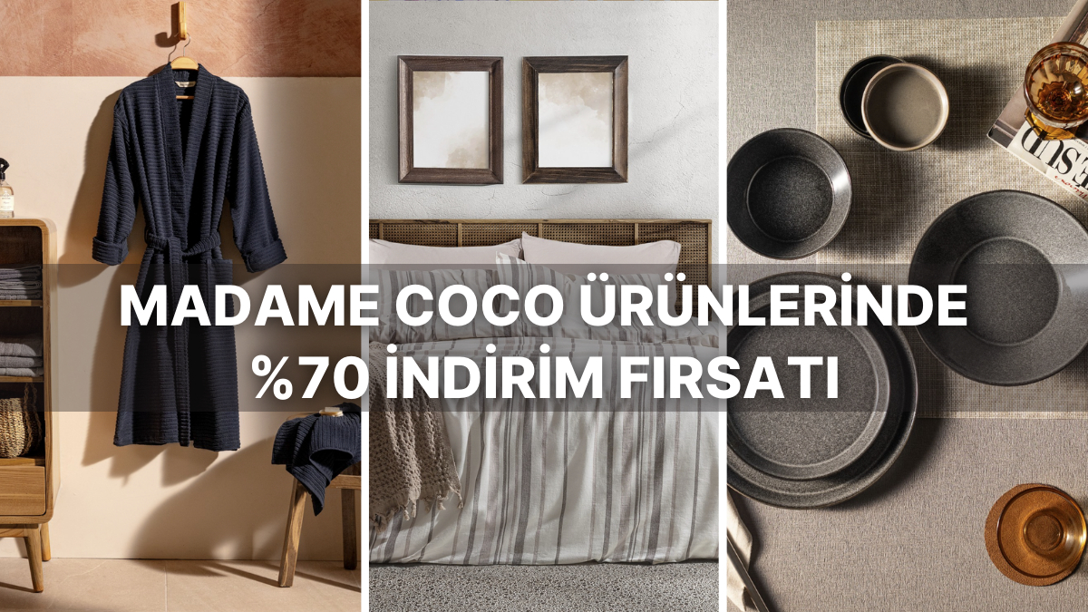 Madame Coco'dan Evinizin Her Köşesini Zarafetle Dolduracak %70 İndirim Fırsatı! - Onedio