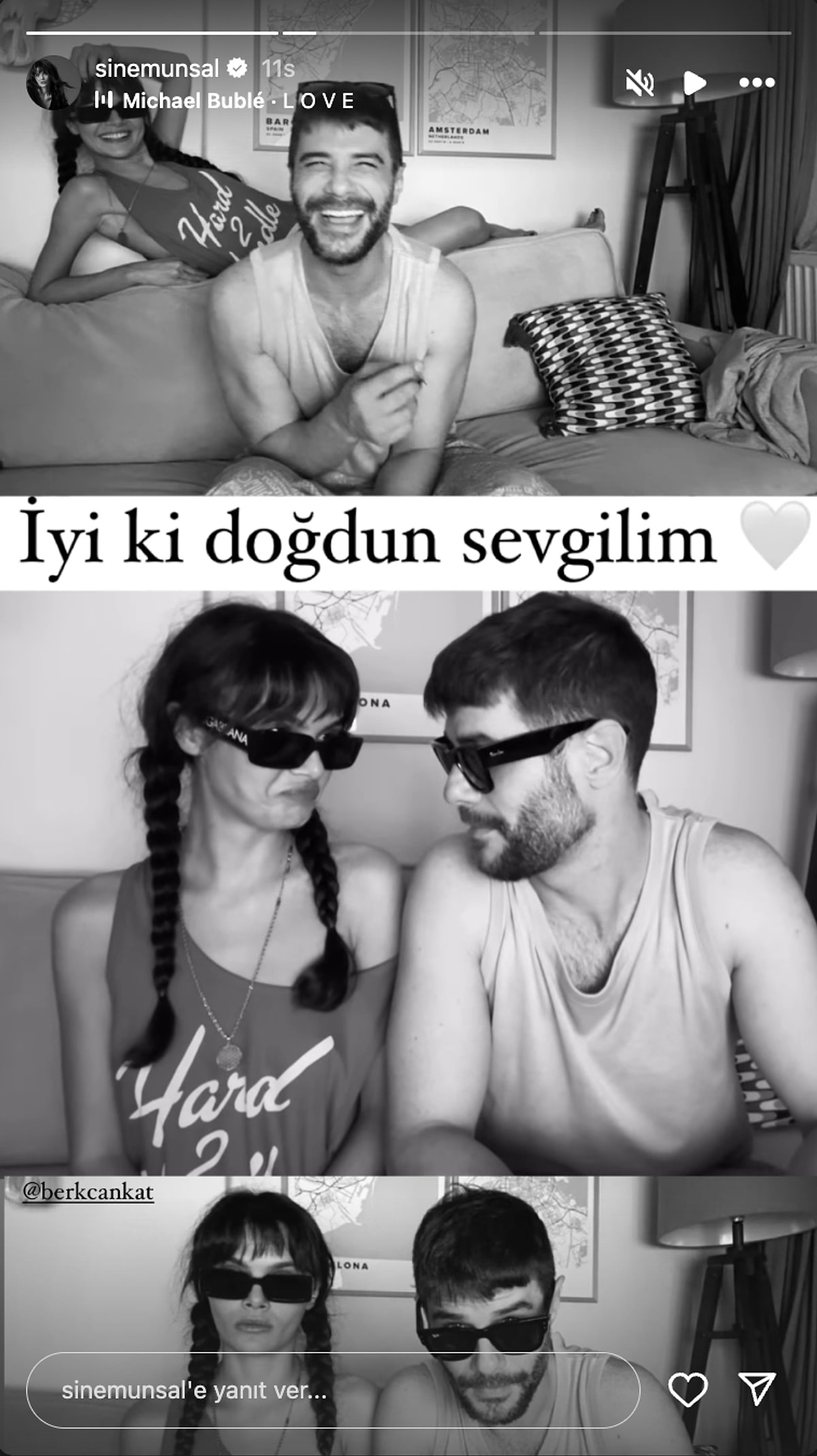 Sinem Ünsal 40 Yaşına Giren Sevgilisi Berk Cankat'ın Doğum Gününü Kutladığı Anlarla Mest Etti ...
