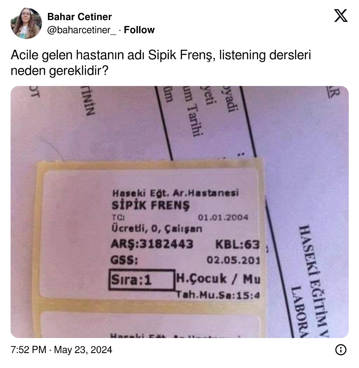 Sipik Frenş: Acile Gelen Fransızın Adı Tarihin Tozlu Sayfalarından ...