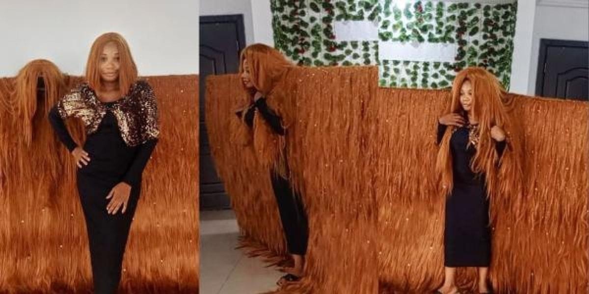 Nigerian Wig Maker Sets Guinness World Record for The Widest Wig Ever ...