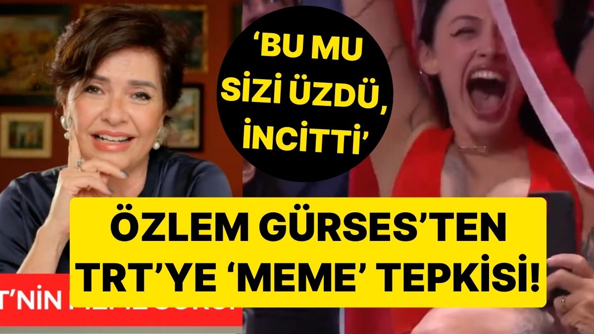 Özlem Gürses'ten TRT'ye 'Meme' Tepkisi! 'Öcalan'ın Mektubunu Okutmakta ...