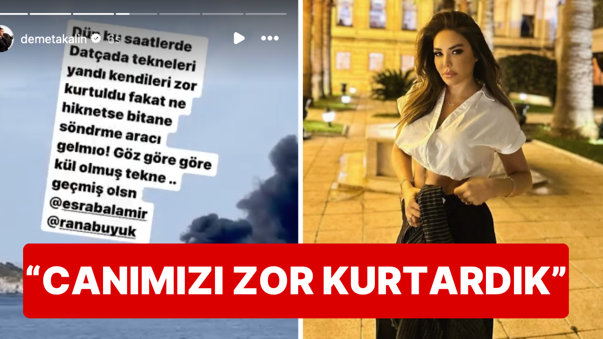 Doğum Günü Partisine Katıldığı Tekne Alev Aldı: Esra Balamir'in Ölümden ...