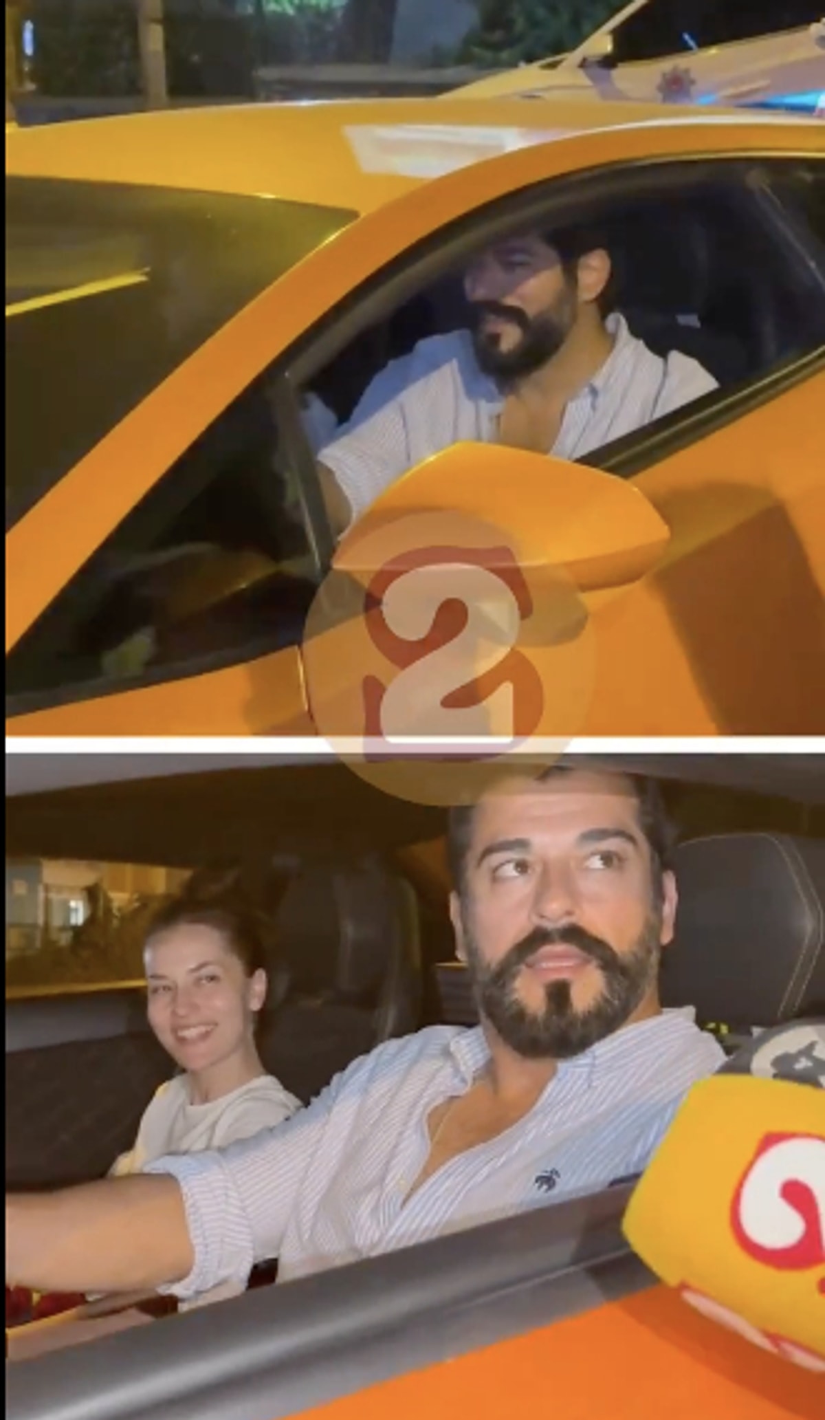 Eşi Fahriye Evcen'le Etiler Sokaklarında Fink Atan Burak Özçivit'in ...