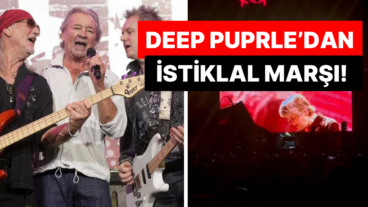 İstanbul’da Konser Veren Rock Grubu Deep Purple İstiklal Marşı’nı ...