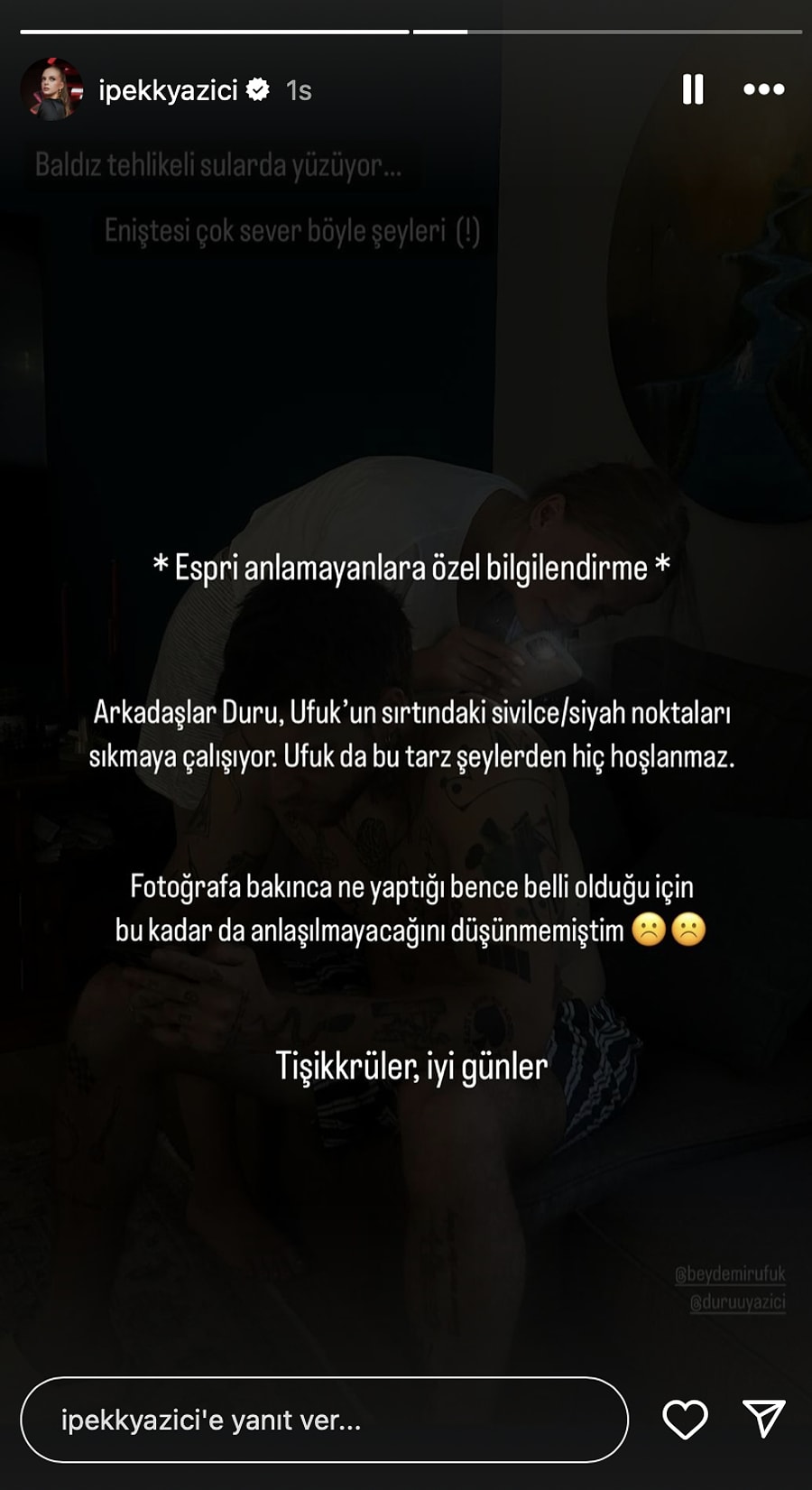 Eşi Ufuk Beydemir ve Kız Kardeşini Paylaşan İpek Filiz Yazıcı'dan 'Baldız Şakasını' Yanlış ...