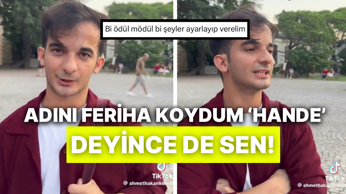 Adını Feriha Koydum Dizisinin Hande Karakterini Taklit Eden Genç ...