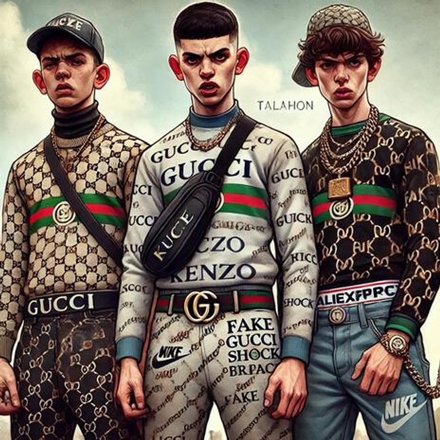 Sahte Lüks Kıyafet, Gucci Bel Çantası, Altın Zincir: İşte Karşınızda ...