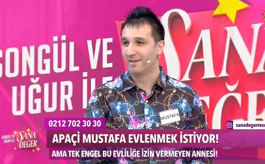 Canlı Yayına Maket Sevgilisiyle Çıkan Apaçi Mustafa'dan İlginç ...