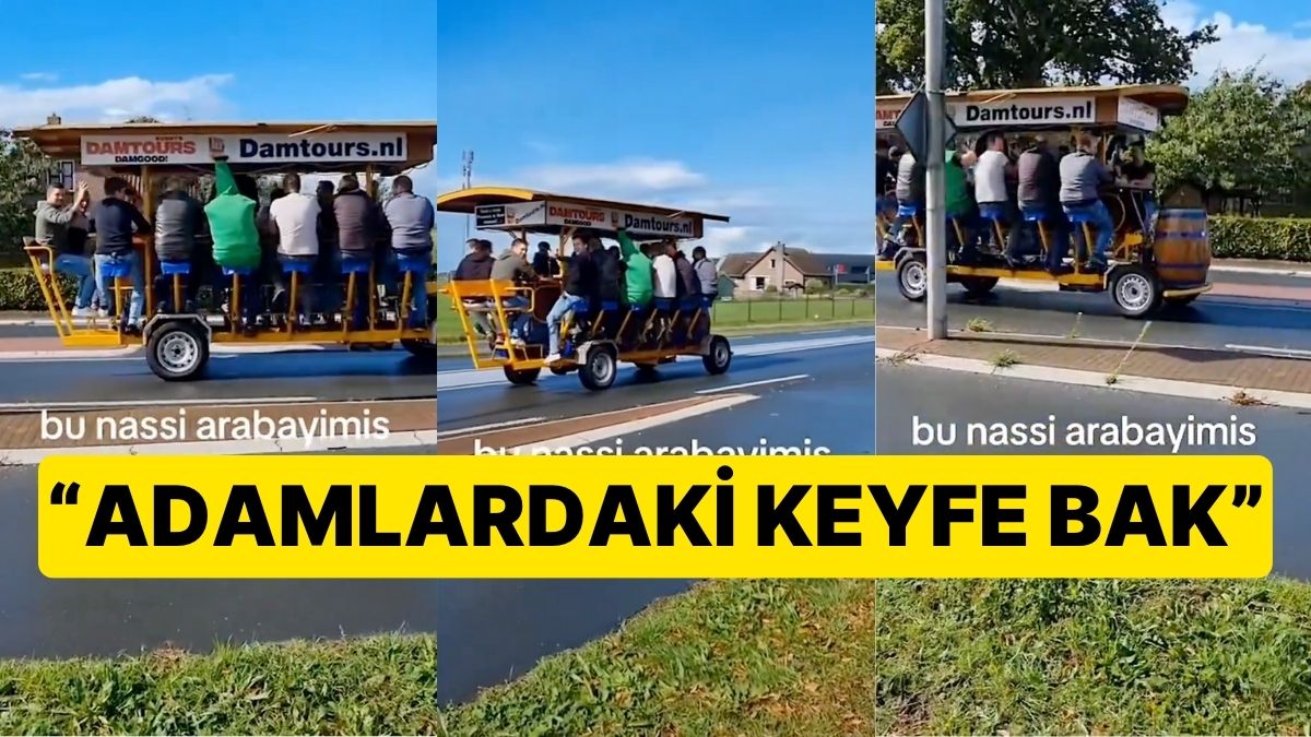 Amsterdam'da Yaşayan Gurbetçi, Bira Bisikletiyle Gezenleri Görünce ...