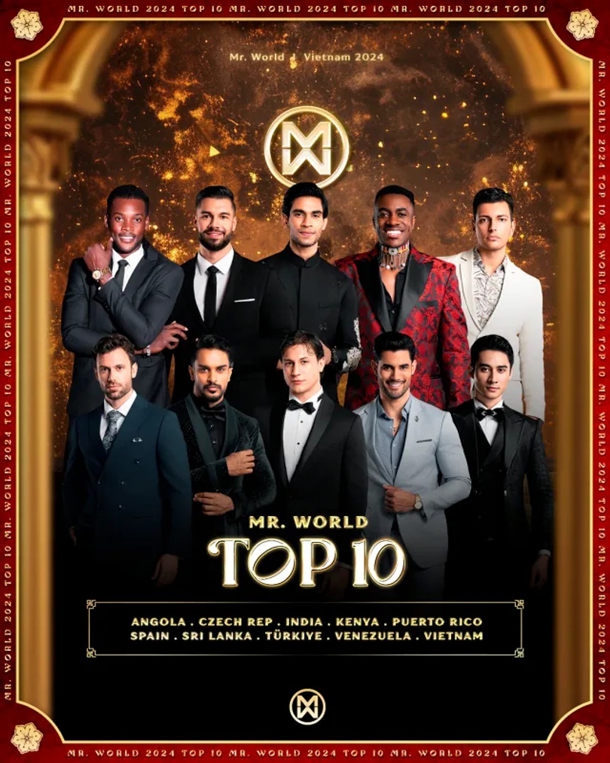 Temsilcimiz Ege Karabenli İlk 10'da: Mr. World 2024 Erkek Güzellik ...