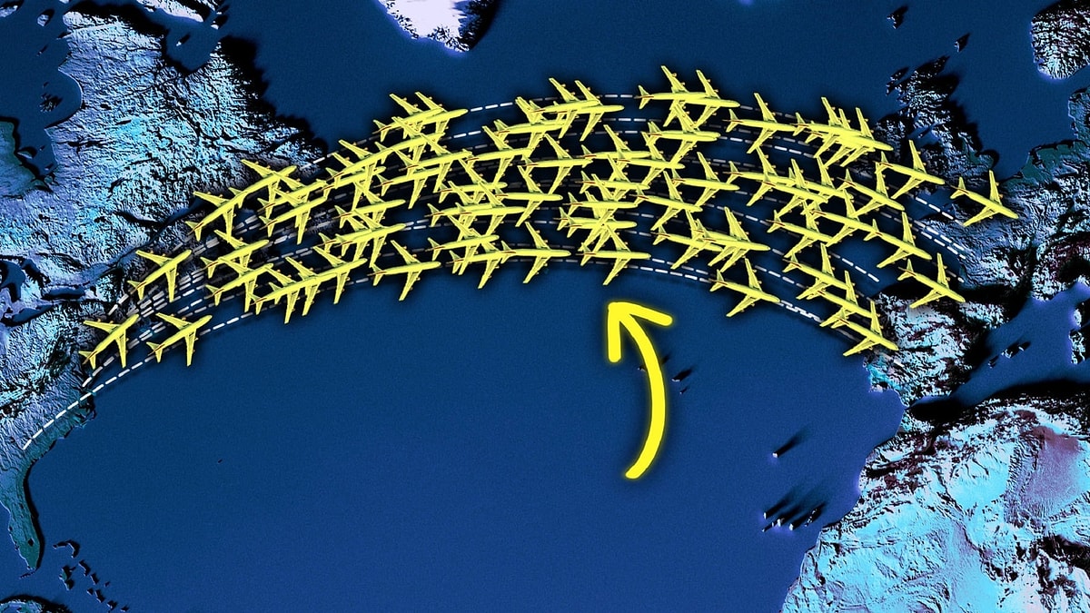 Neden Tüm Uçaklar Atlantik Rotasını Kullanıyor? - Onedio