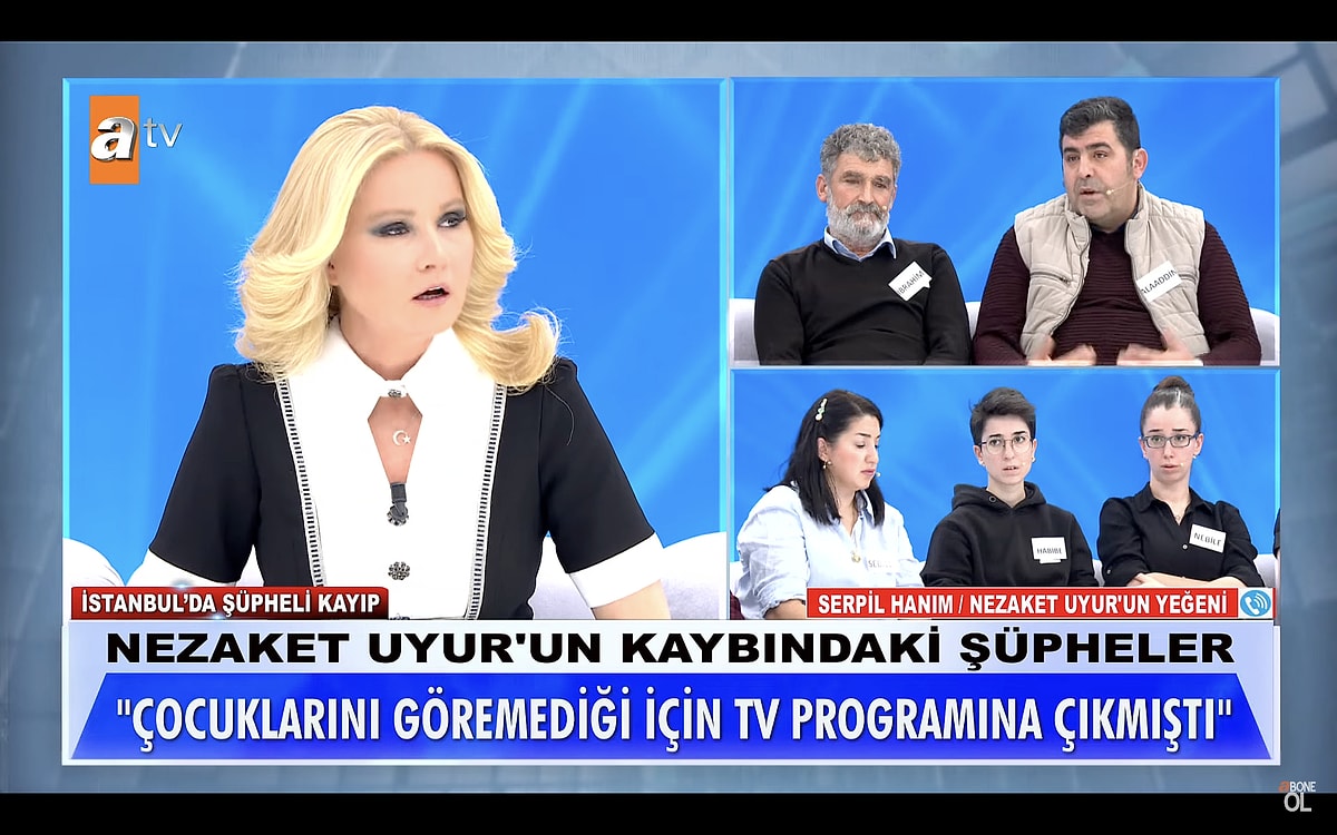 Müge Anlı'da Aranan Nezaket Uyur'un Yıllar Önce Serap Ezgü'nün ...