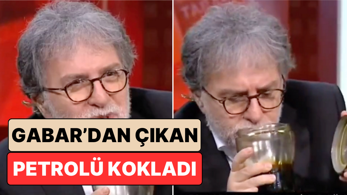 Ahmet Hakan Canlı Yayında Gabar Dağı'ndan Çıkan Petrolü Kokladı ...