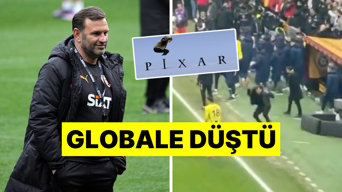 okan buruk'un derbide zıplaması - Onedio