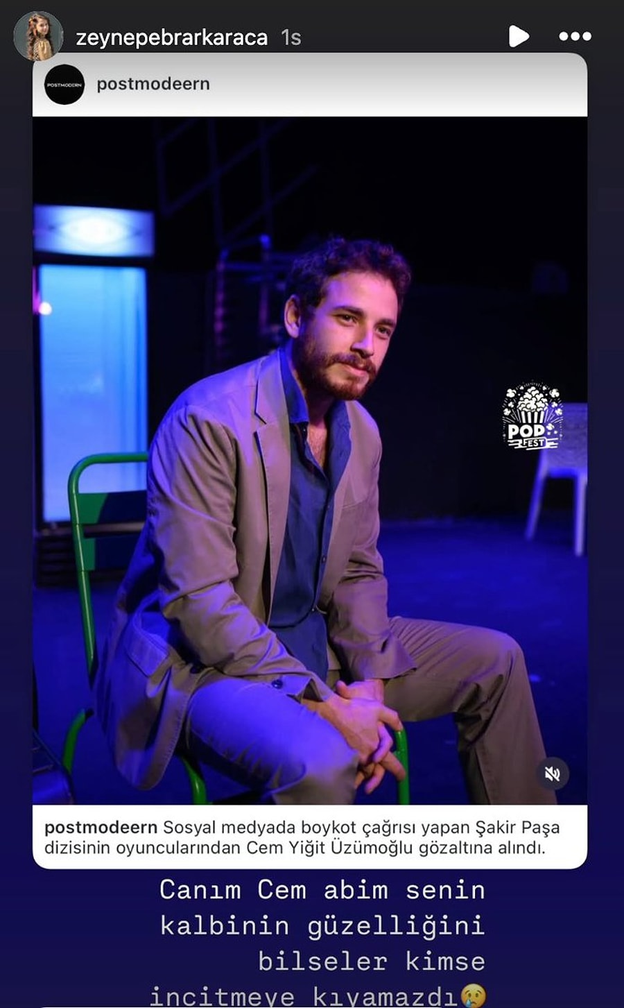 Şakir Paşa'dan İlk Destek Zeynep Karaca'dan Geldi! - Onedio