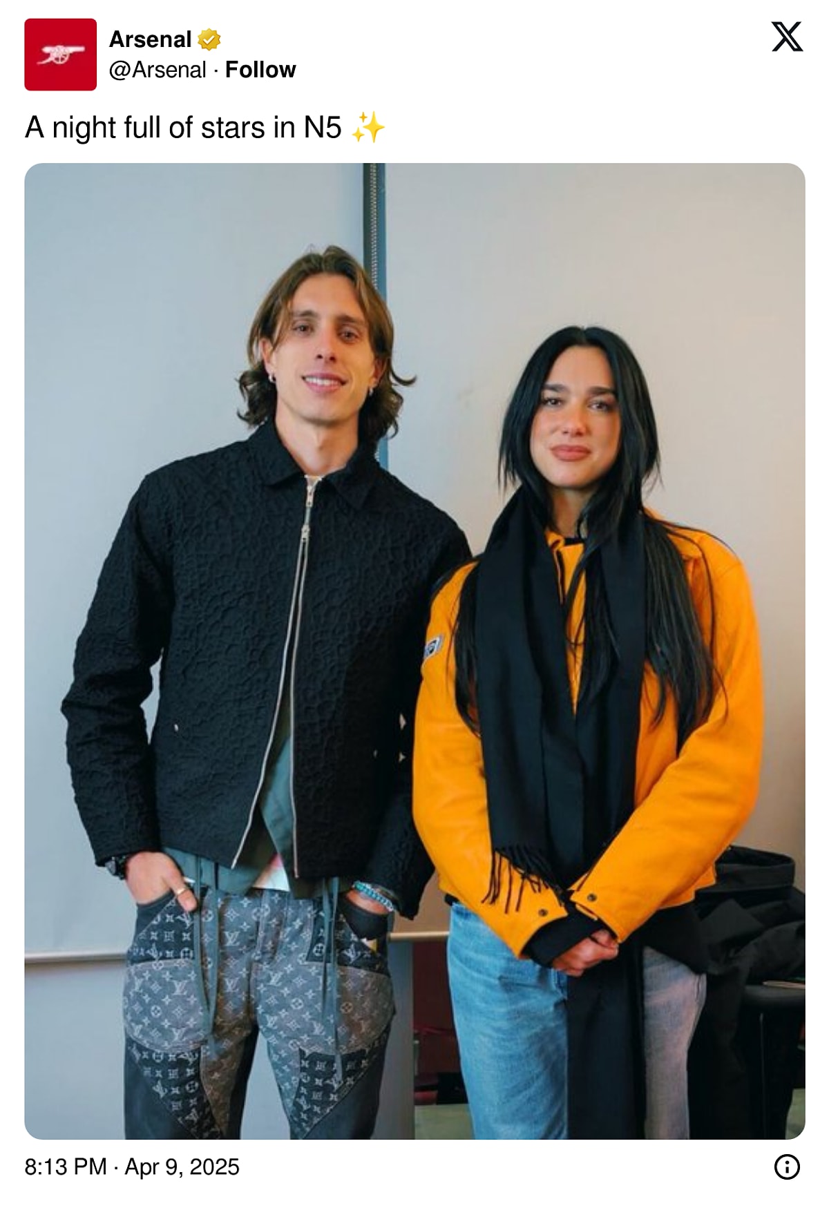 Dua Lipa ile Calafiori Birlikte Poz Verdi - Onedio