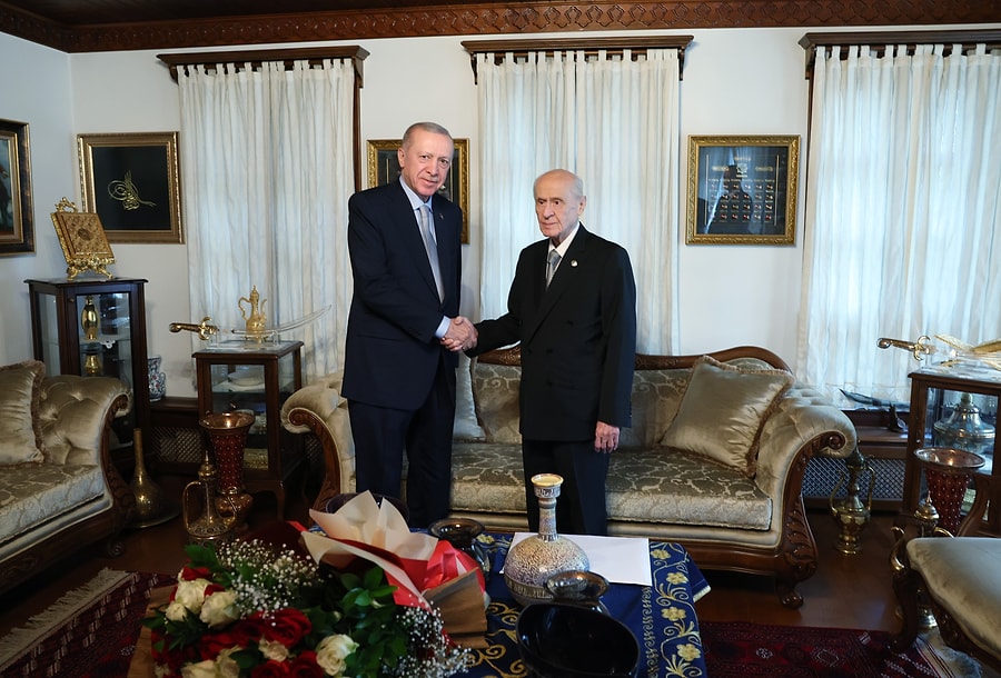 Recep Tayyip Erdoğan'dan Devlet Bahçeli’ye Ziyaret - Onedio