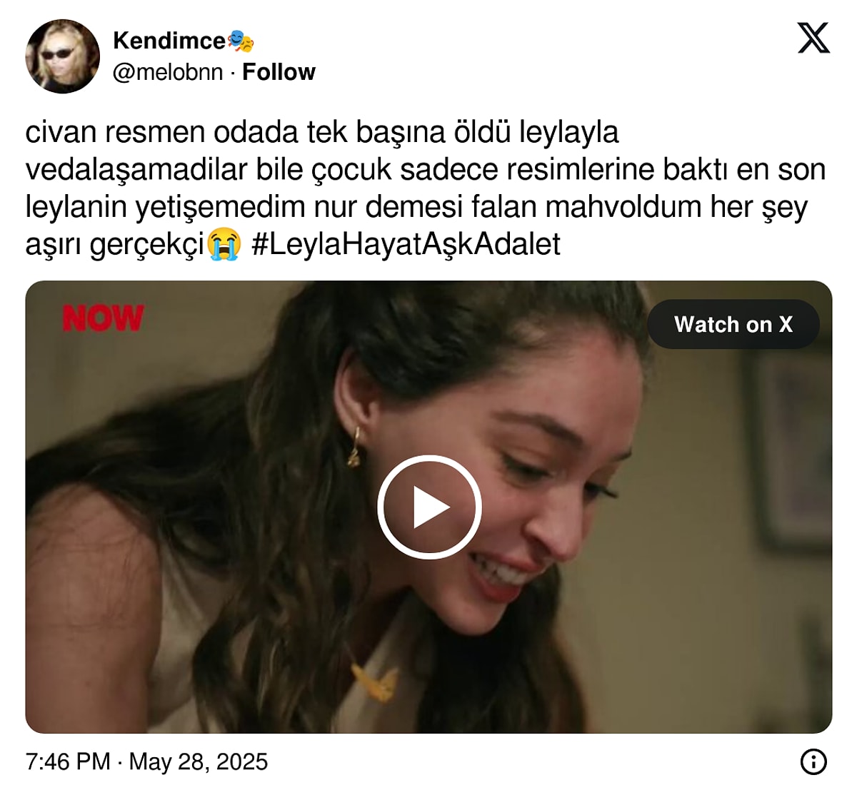 Leyla Dizisinde Civan Öldü - Onedio