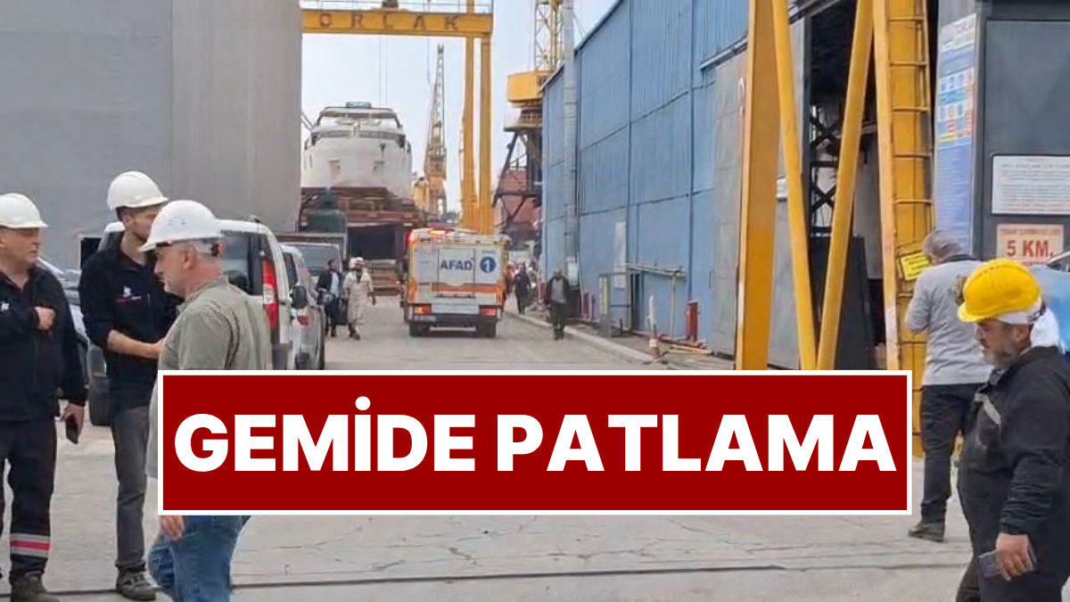 Tuzla Tersanesinde Patlama - Onedio