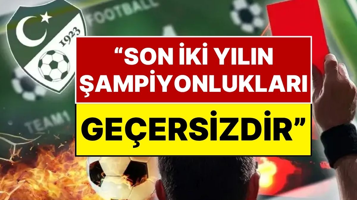 Şampiyonluklar İptal Olabilir mi? Ahmet Çakar Ne Dedi? - Onedio