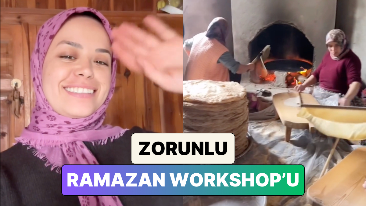 Gezen Oğlak "Zorunlu Ramazan Workshopu"nu Paylaştı - Onedio