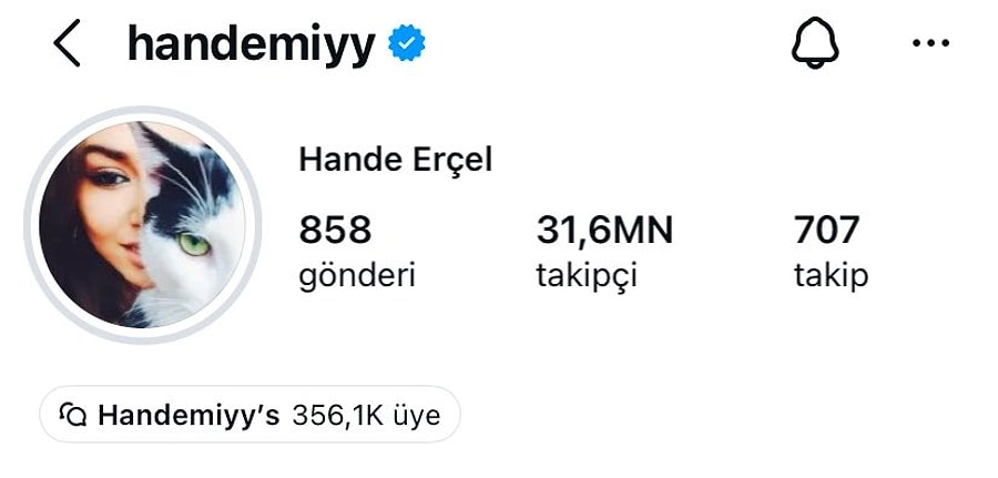 Hande Erçel, ID İletişim'i Profilinden Kaldırdı - Onedio