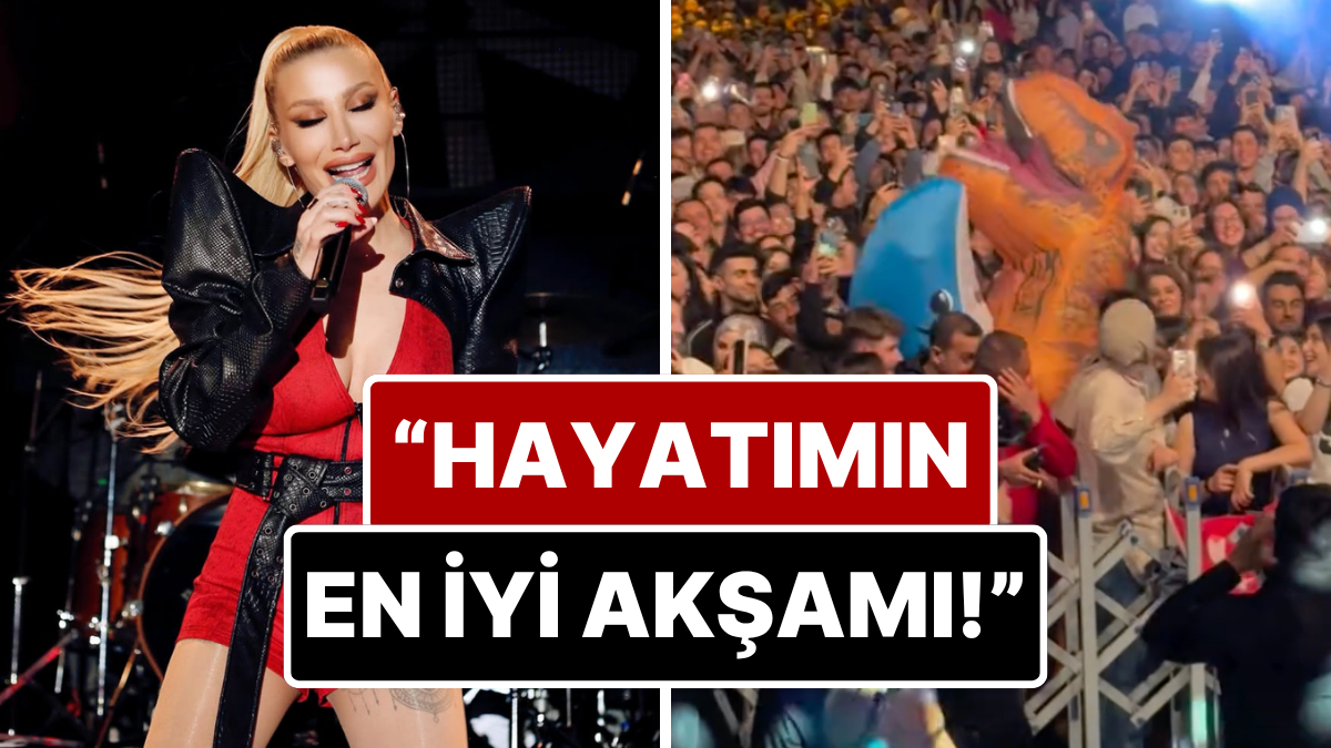 İrem Derici Konserine Balina ve Dinozorun Dansı Damga Vurdu! - Onedio