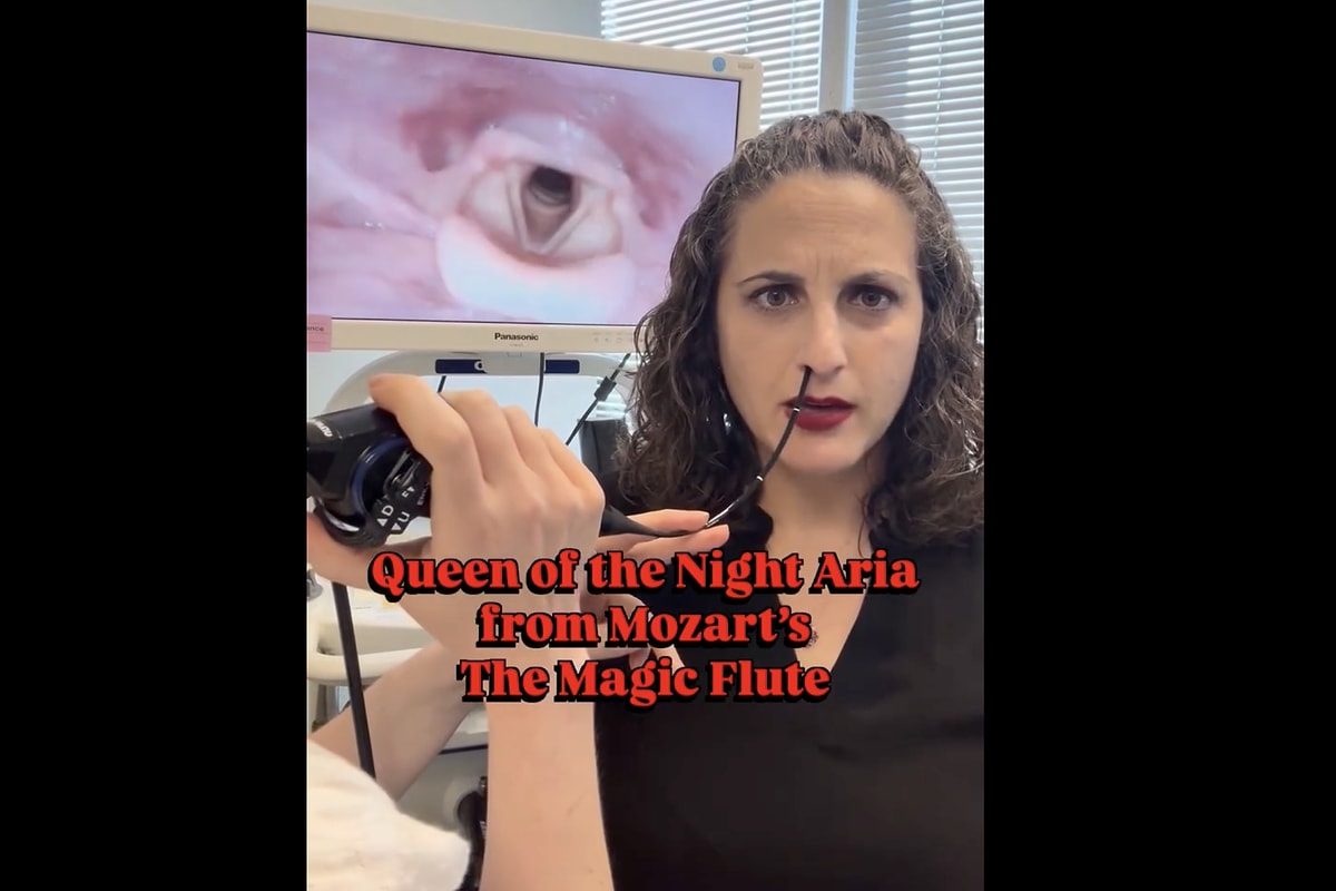 Camera Captures Vocal Cords of Opera Singer - Onedio