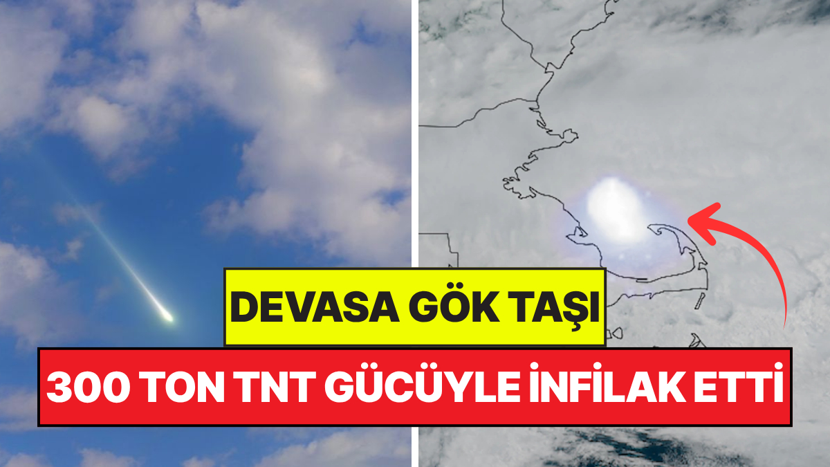 ABD'ye Düşen Gök Taşı 300 Ton TNT Gücüyle İnfilak Etti - Onedio