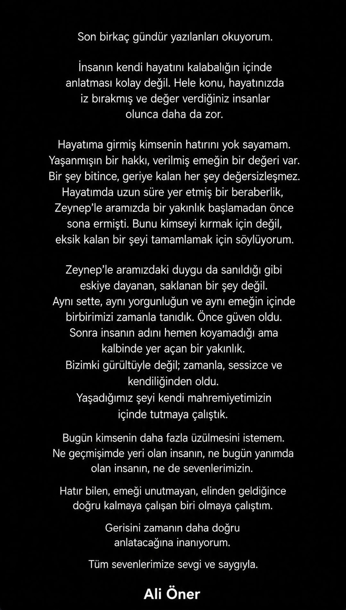 Taşacak Bu Deniz Ali Öner Zeynep Atılgan Olayı Ne? - Onedio
