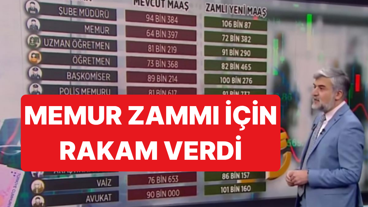 Prof. Dr. Ata Özkaya Beklenen Memur Zammı İçin Rakam Verdi - Onedio